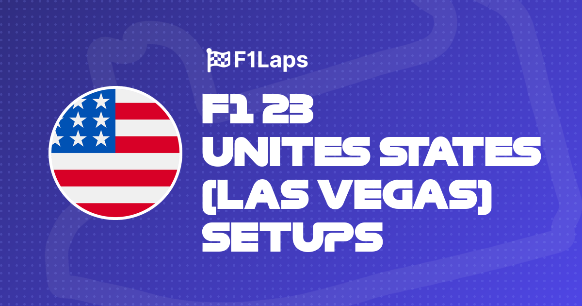F1 23 Unites States (Las Vegas) Setup by Ma2zak - F1Laps