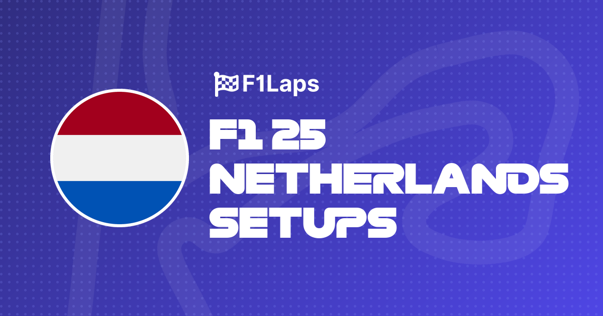 F1 25 Netherlands Wet Setup - F1Laps