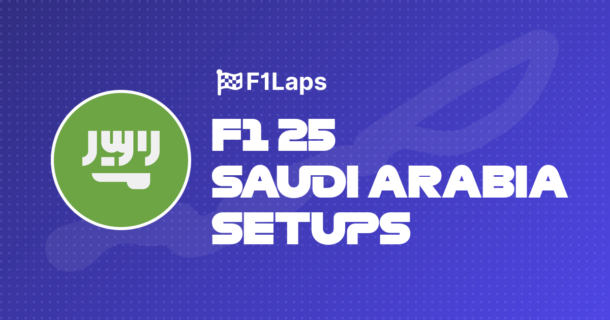 F1 25 Saudi Arabia Setup by AdamC_35 - F1Laps