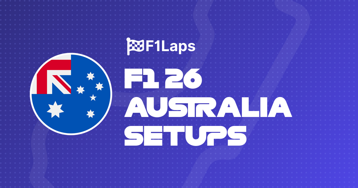 F1 26 Australia Setups - F1Laps